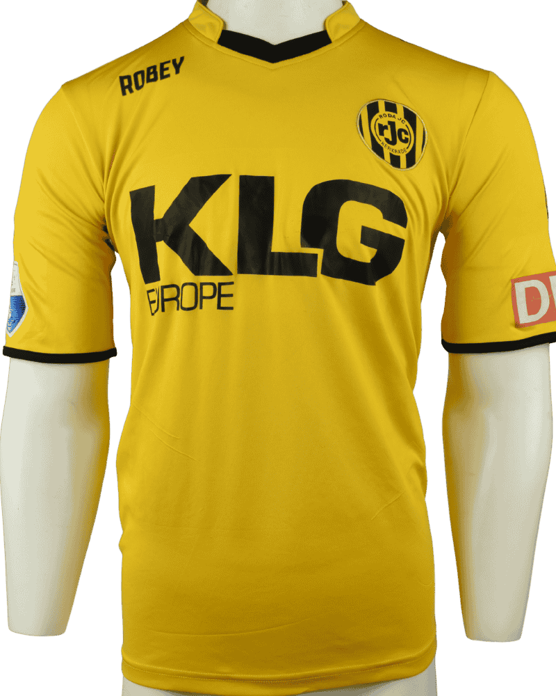 Roda JC (wedstrijd gedragen) thuisshirt 2015-2016 Nathan Rutjes maat ...