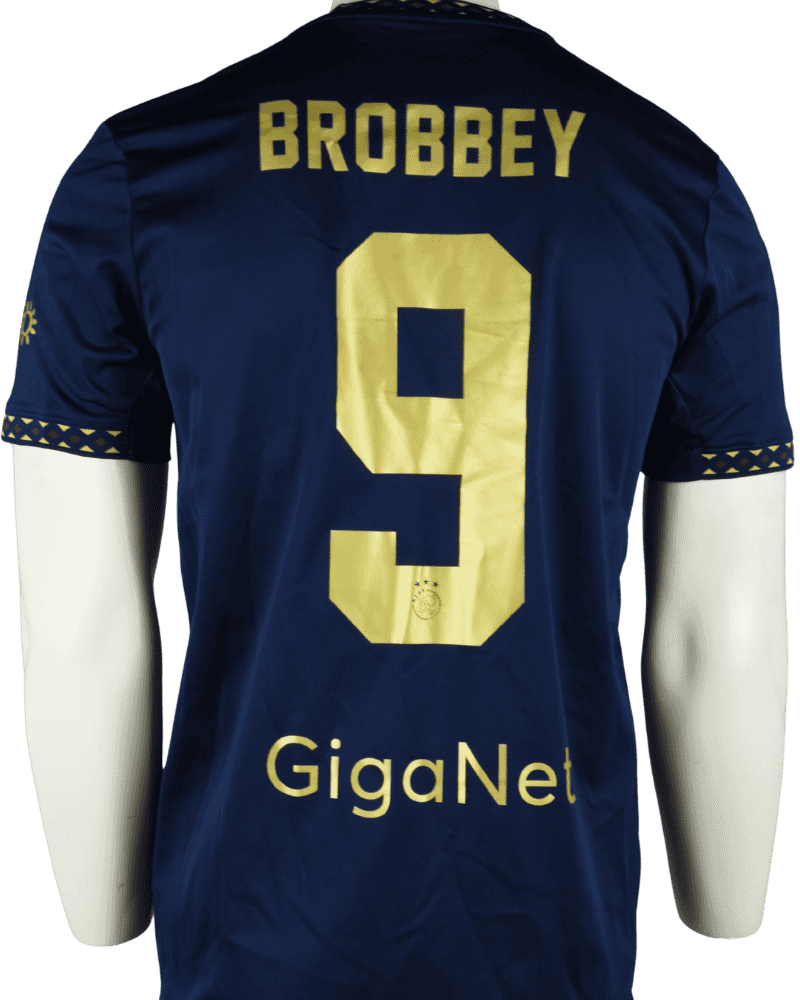 Ajax Away Shirt 2022-2023 Brian Brobbey Size M - Kickandrushshop.nl